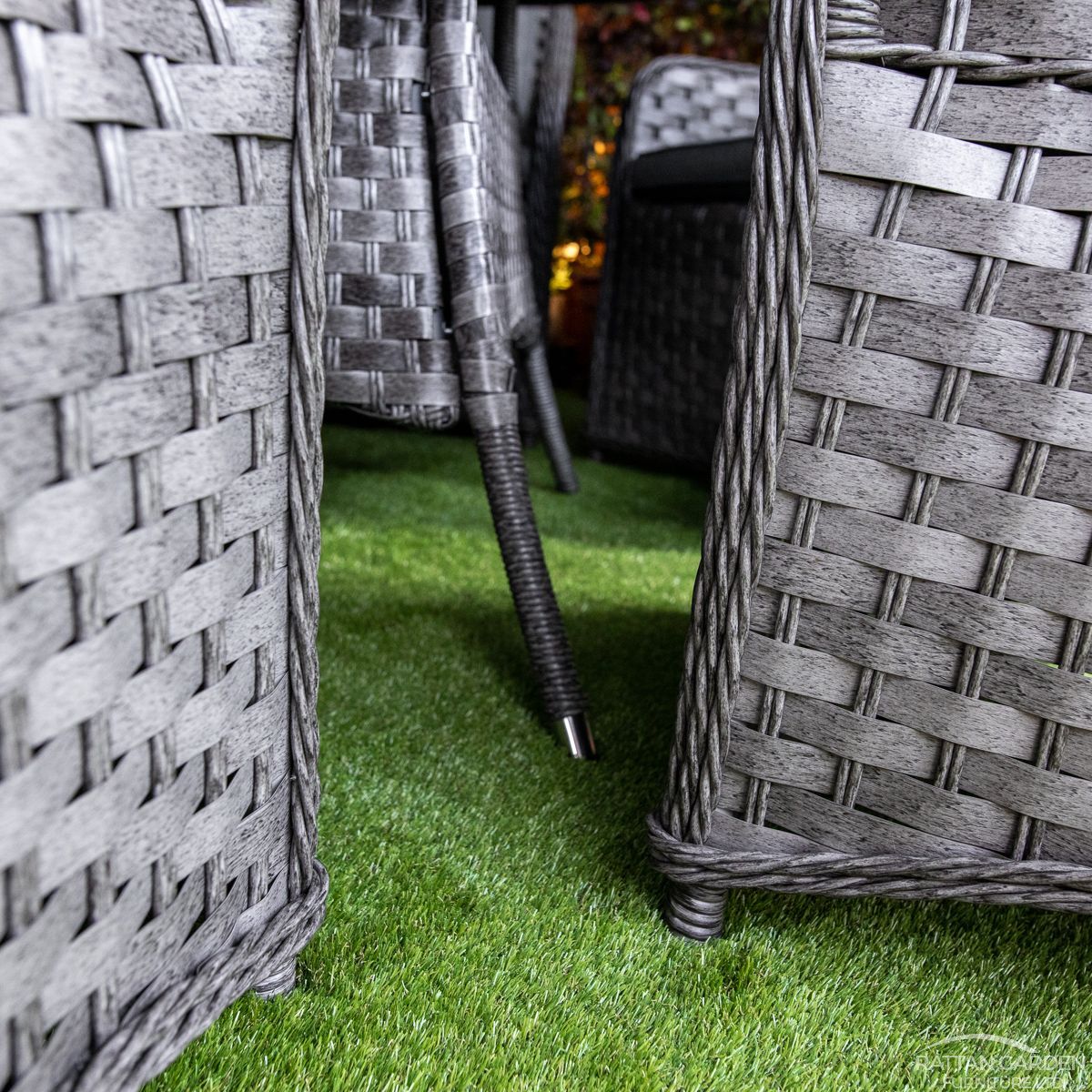 Rattan Serena Vienna Round 6 Seat Dining Set – Cassa Garden